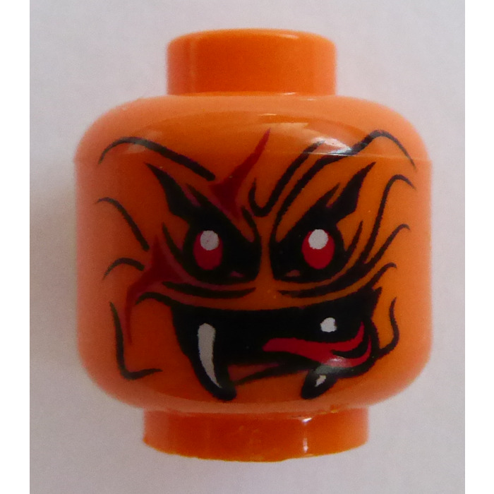 LEGO Orange Minifig Head Alien (3626) | Brick Owl - LEGO Marketplace