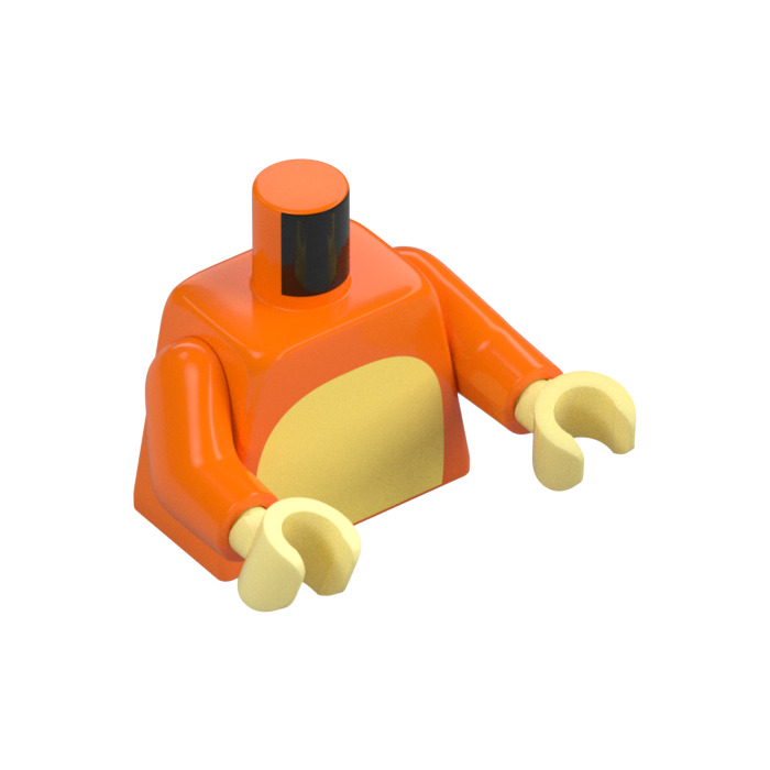 LEGO Orange Minifig Torso (973) | Brick Owl - LEGO Marketplace