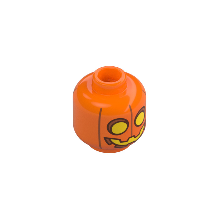 LEGO Minifigure Head with Pumpkin Decoration (3626 / 102232) | Brick Owl