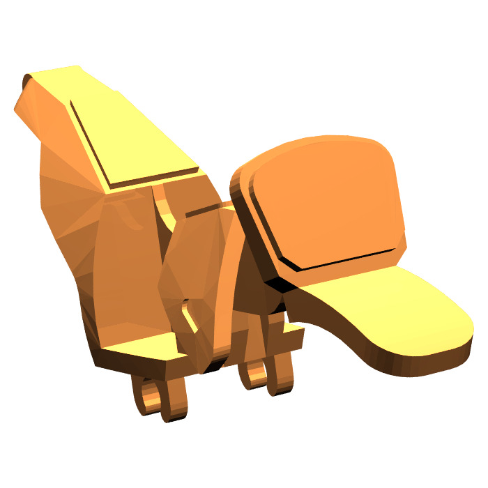 LEGO Orange Motorcycle Fairing Body (50860) | Brick Owl - LEGO Marketplace