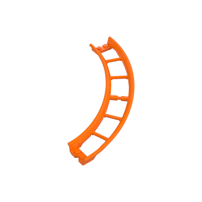 LEGO Orange Roller Coaster Rail 13 x 13 x 3.3 Quarter Circle (80566 ...