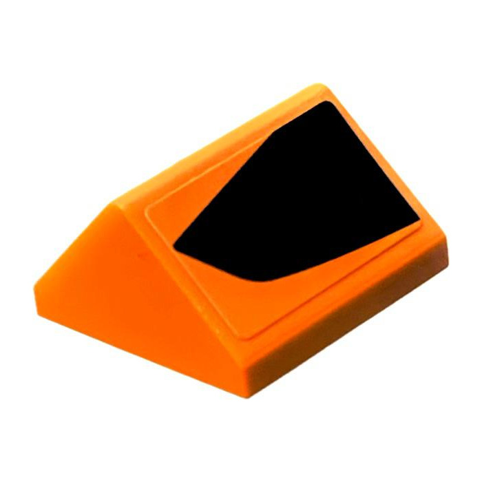 LEGO Slope 2 x 2 (45°) Double with Black Rear Window (left) Sticker ...