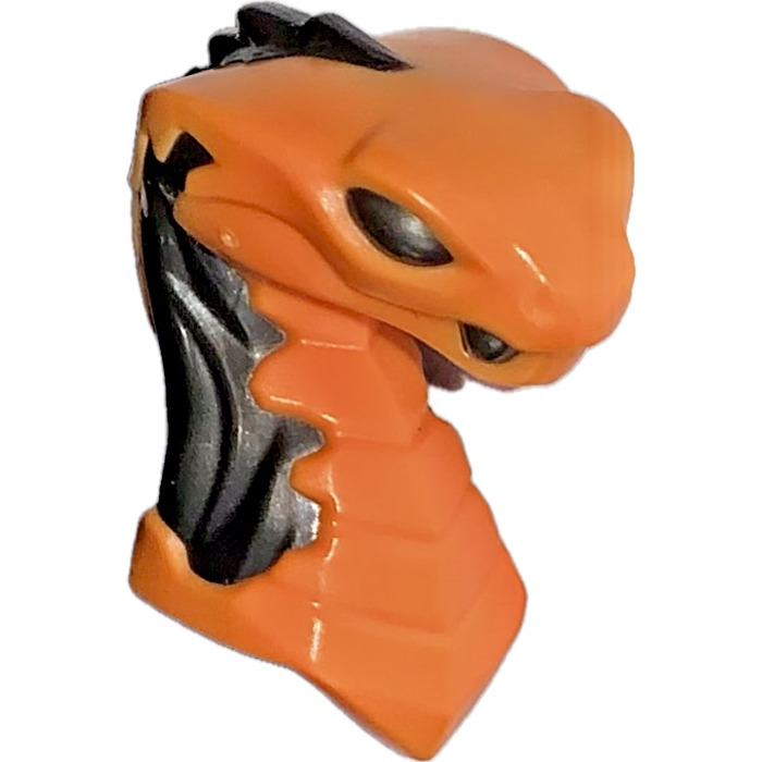 LEGO Snake Head (Closed Hood) with Pearl Dark Gray (49588) | Brick Owl