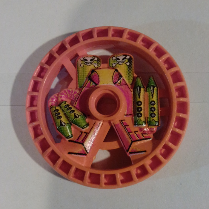 LEGO Orange Technic Disk 5 x 5 with Crab with Toxic (32357 / 84023 ...