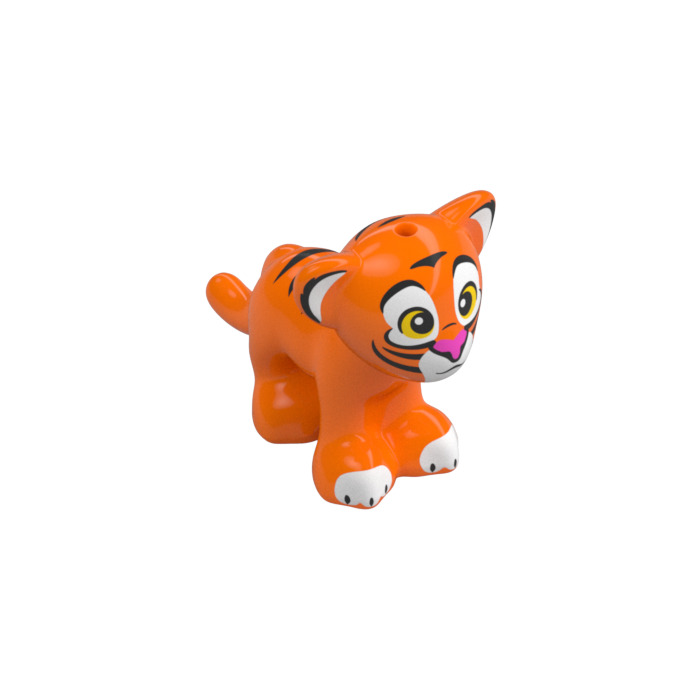 LEGO Tiger with Black Stripes (14734) | Brick Owl - LEGO Marketplace