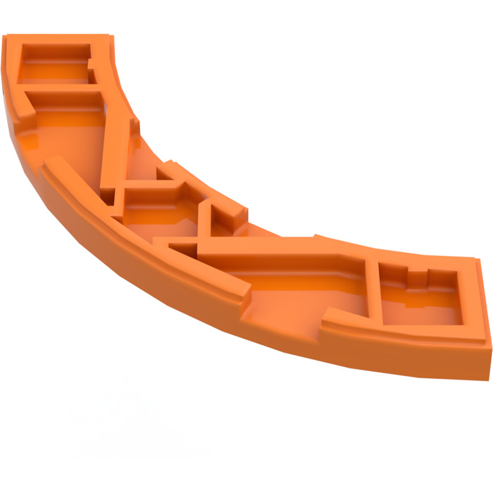 LEGO Orange Tile 4 x 4 Curved Corner (3477 / 27507) | Brick Owl