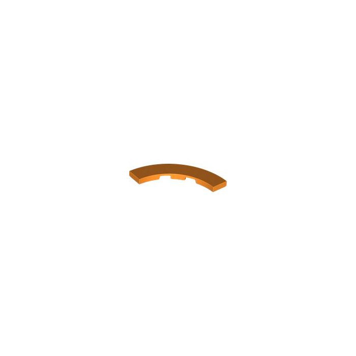 LEGO Orange Tile 4 x 4 Curved Corner (3477 / 27507) | Brick Owl