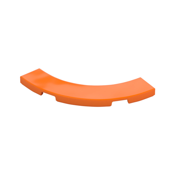 LEGO Orange Tile 4 x 4 Curved Corner (3477 / 27507) | Brick Owl