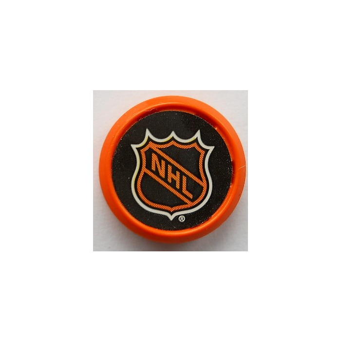 LEGO Wheel Ø16 Hockey Puck with NHL Logo Sticker (47576) | Brick Owl ...