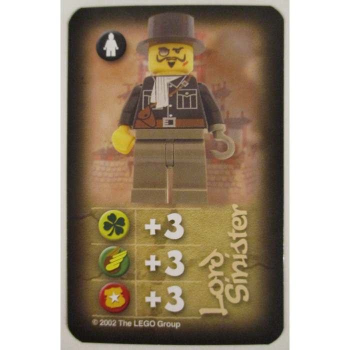 LEGO Orient Expedition Card Baddies - Lord Sinister (China) (45555 ...