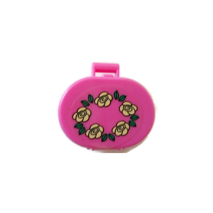 LEGO Oval Case with Handle with Garland of Roses Sticker (6203) | Brick ...