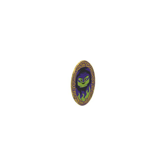 LEGO Oval Shield with Evil Queen Reflection in the Mirror (30947 / ...