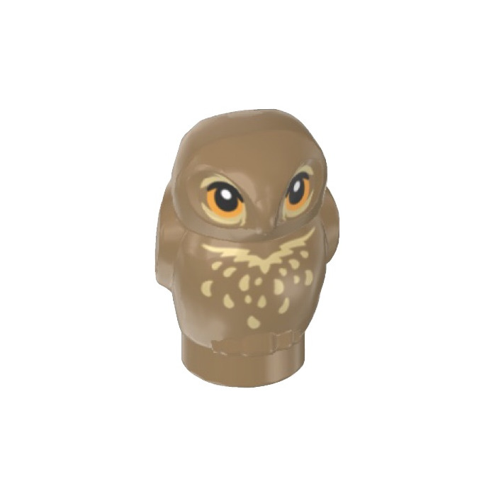 LEGO Owl (Small) with Tan Feathers (3753 / 107641) | Brick Owl