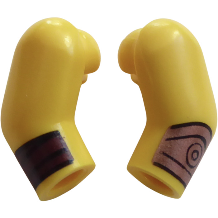 LEGO Pair of Arms with Copper Wristbands | Brick Owl - LEGO Marketplace