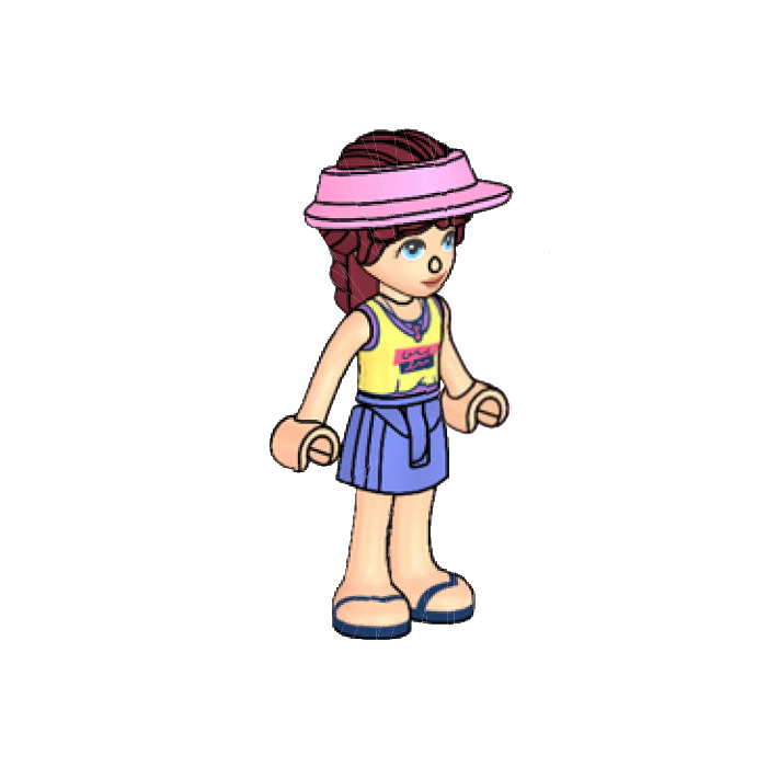LEGO Paisley with Light Yellow Top and Blue Violet Skirt Minifigure ...