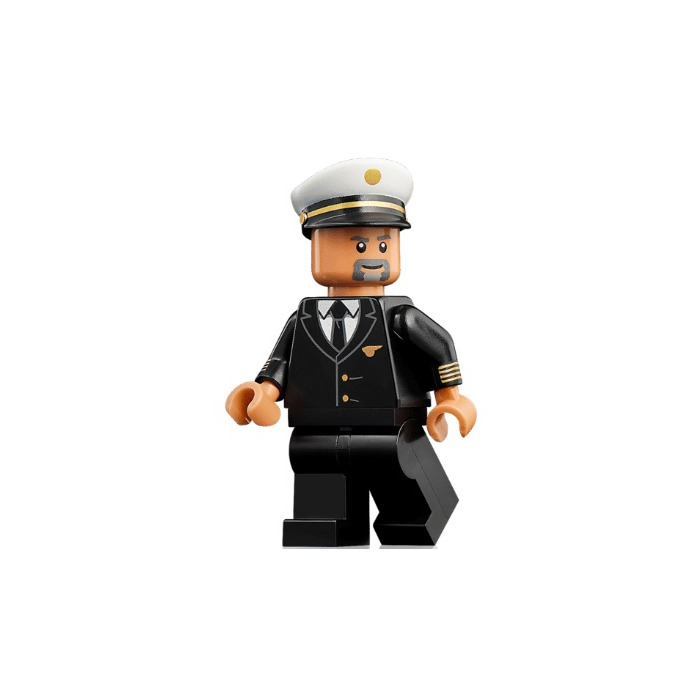 LEGO Pan Am Pilot - Black Uniform Minifigure | Brick Owl