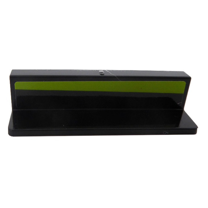 LEGO Panel 1 x 4 with Rounded Corners with Lime Stripe - Right Side ...