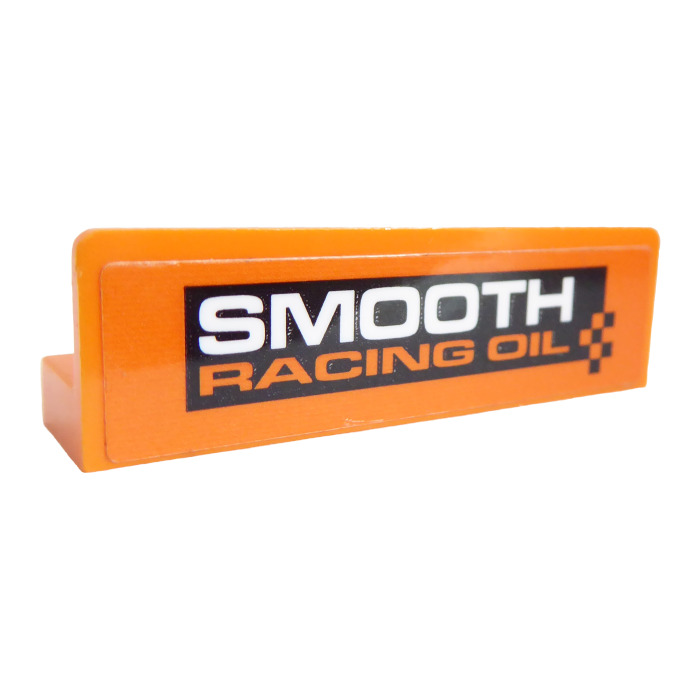 LEGO Panel 1 x 4 with Rounded Corners with Smooth Racing Oil Sticker ...