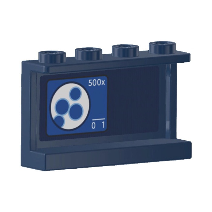 LEGO Panel 1 x 4 x 2 with Magnifying Glass and Fingerprint (Front ...