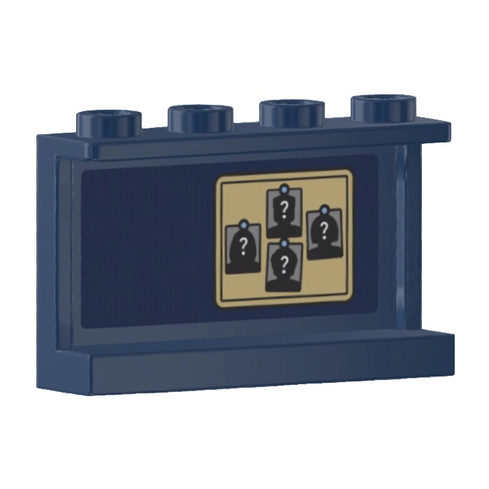 LEGO Panel 1 x 4 x 2 with Police Badge (Front), Unknown Suspects ...