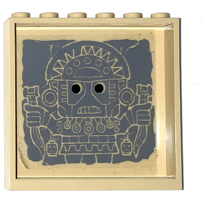 LEGO Panel 1 x 6 x 5 with Inca mural Sticker (59349) | Brick Owl - LEGO ...
