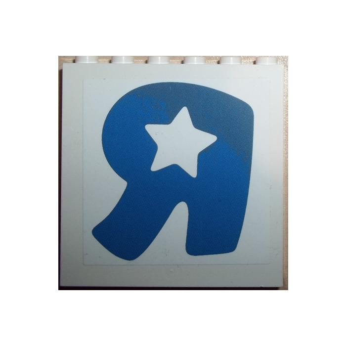 LEGO Panel 1 x 6 x 5 with Toys R Us Logo Sticker (59349) | Brick Owl ...