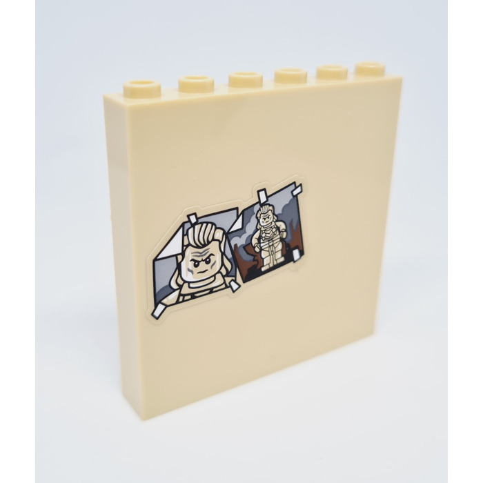 LEGO Panel 1 x 6 x 5 with Two Ghostbusters Minifigure Pictures Sticker ...