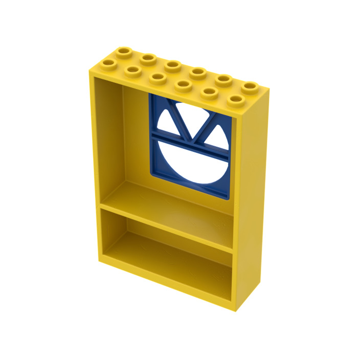 LEGO Panel 2 x 6 x 7 Fabuland with Round Blue Window (3890) | Brick Owl ...