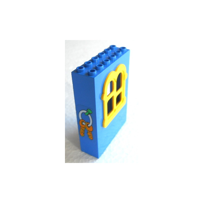 LEGO Panel 2 x 6 x 7 Fabuland with Yellow Window (3890 / 73221) | Brick ...