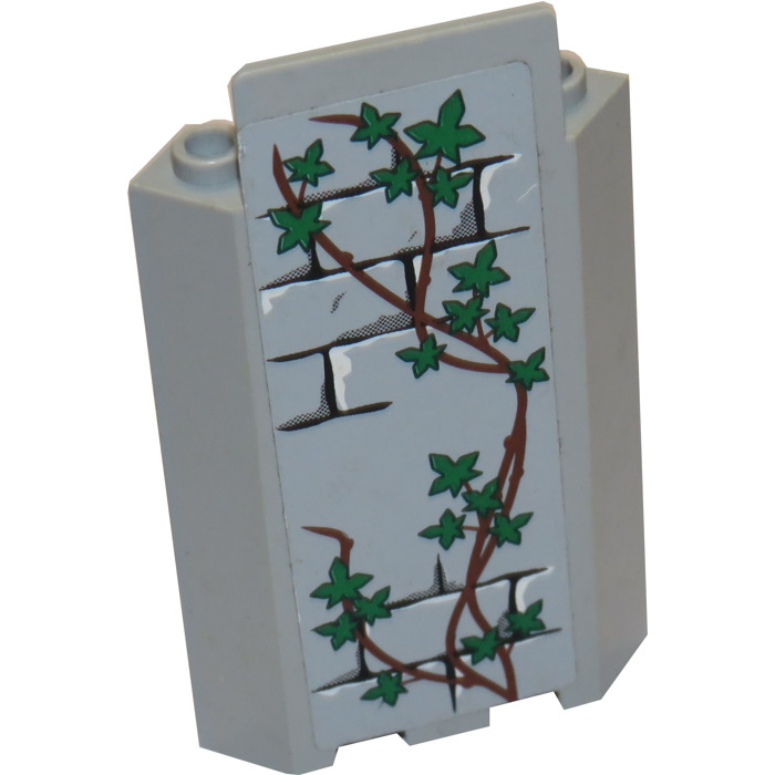LEGO Panel 3 x 3 x 6 Corner Wall with Vines (2) Sticker without Bottom ...