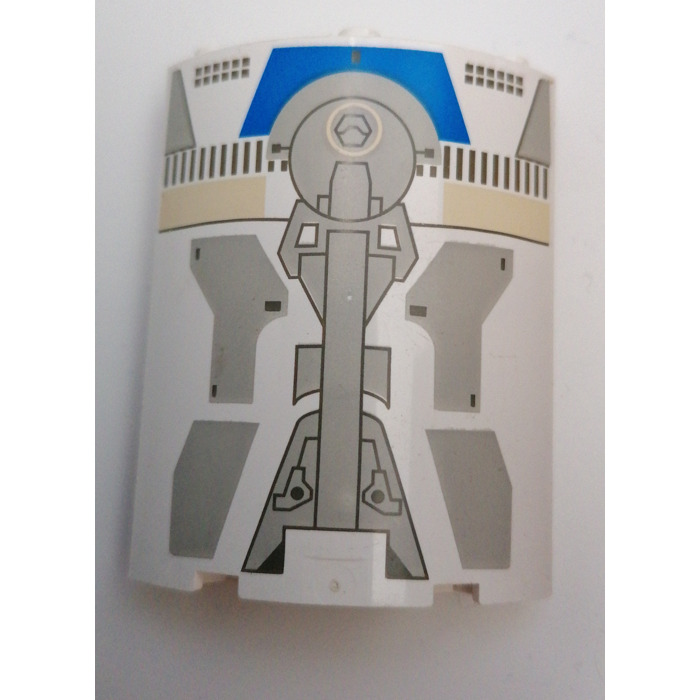 LEGO Panel 4 x 4 x 6 Curved with Mechanical panels (30562 / 84481 ...