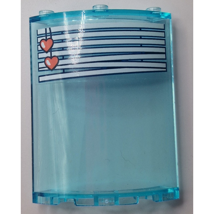 LEGO Panel 4 x 4 x 6 Curved with Venetian Blinds (6 Lines) Sticker ...