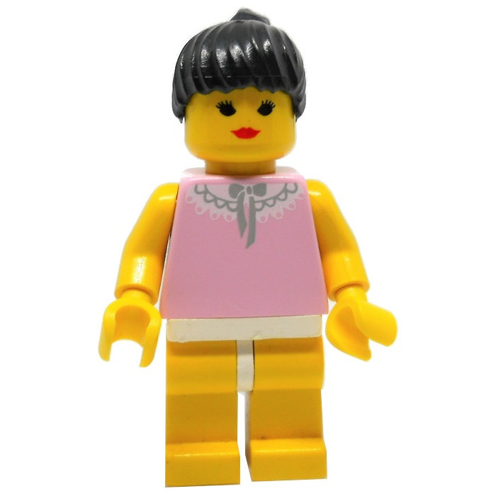LEGO Paradisa Female with Pink Top and Lace Collar Minifigure | Brick Owl
