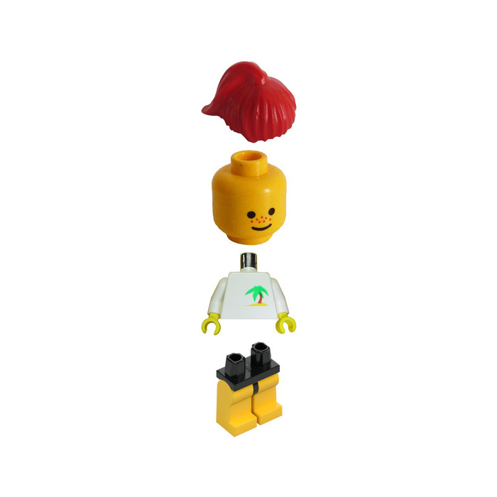 LEGO Paradisa Girl with Red Ponytail Minifigure | Brick Owl