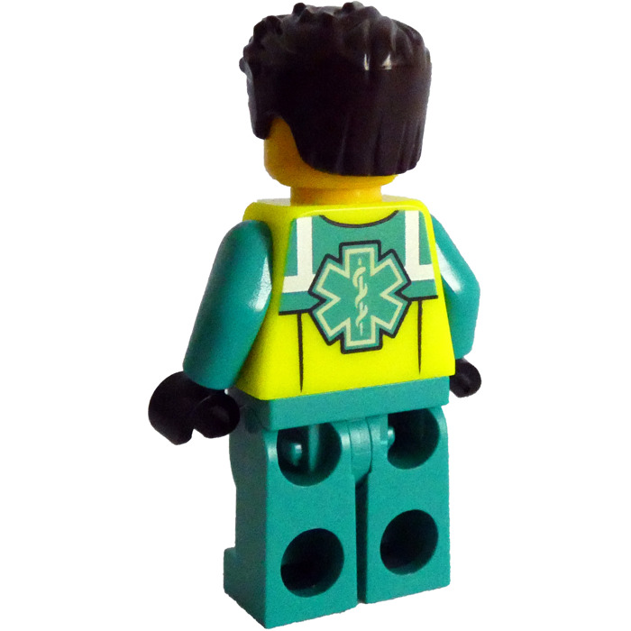 LEGO Paramedic with Dark Brown Wavy Hair Minifigure | Brick Owl - LEGO ...