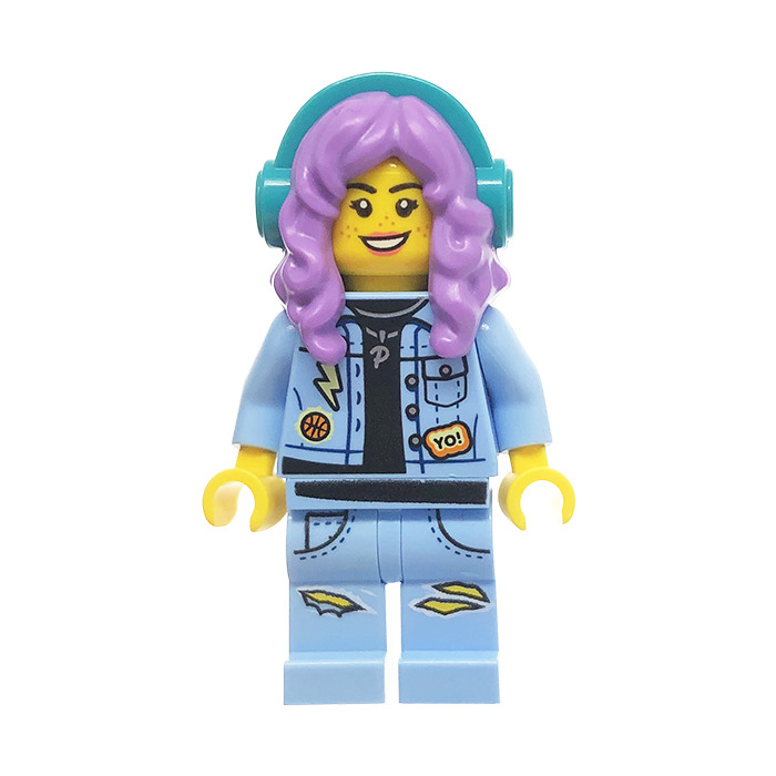 LEGO Parker L. Jackson with Denim Jacket and Headphones (Smile / Grumpy ...