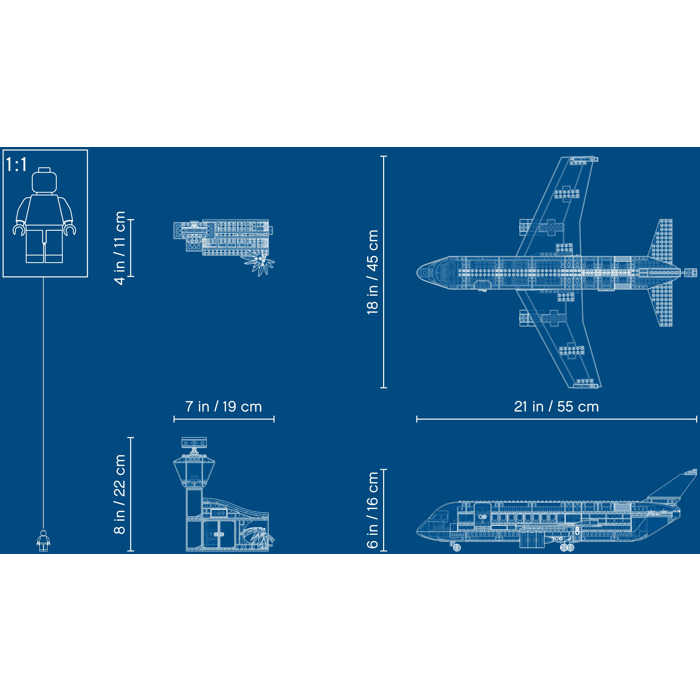 LEGO Passenger Airplane Set 60262 | Brick Owl