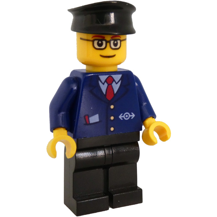 LEGO Passenger Train Conductor Minifigure | Brick Owl - LEGO Marketplace