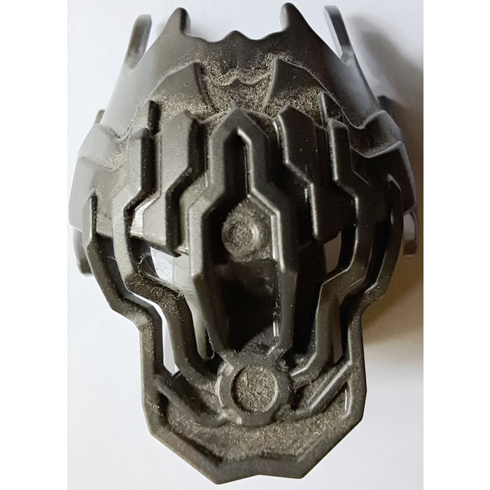 LEGO Pearl Dark Gray Bionicle Skull Spiked Chest Armor (20475) | Brick ...