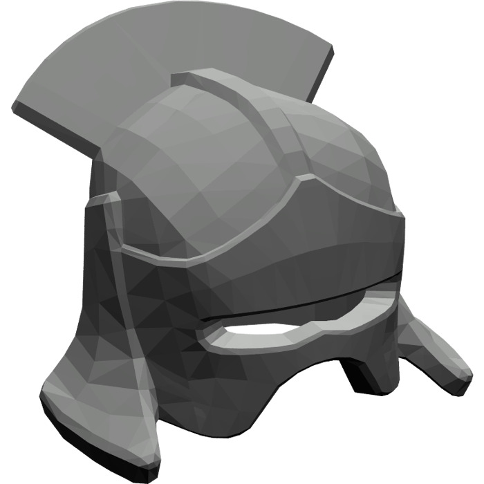 LEGO Pearl Dark Gray Helmet with Comb (10051) | Brick Owl - LEGO ...