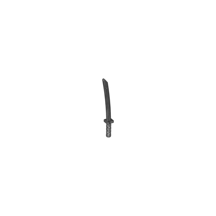 LEGO Pearl Dark Gray Katana with Square Guard and Capped Pommel (21459 ...