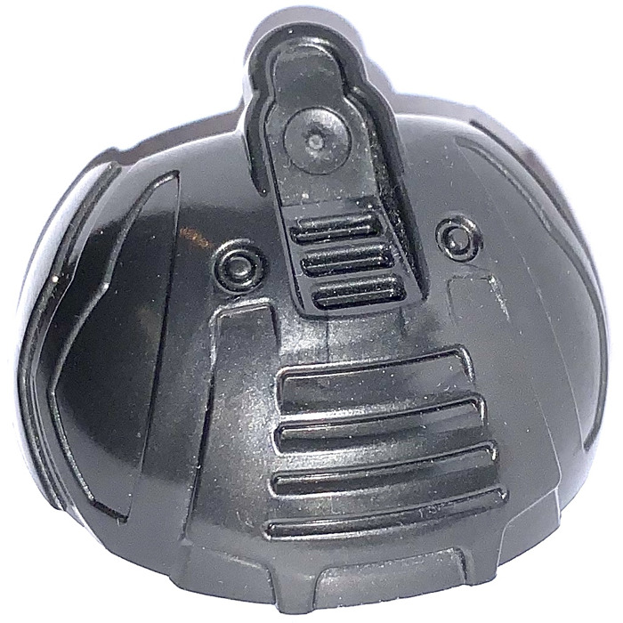 LEGO Pearl Dark Gray Large Rounded Shoulder Armor with Vents (98571 ...