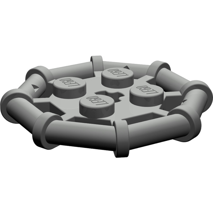 LEGO Plate 2 x 2 with Bar Frame Octagonal (Studs with Cut Edges) (30033 ...