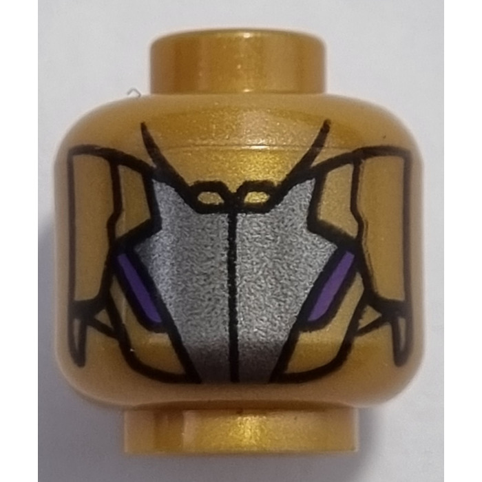 LEGO Pearl Gold Alien General Head (10335 / 10336) | Brick Owl - LEGO ...