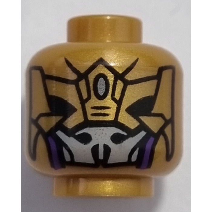 LEGO Pearl Gold Alien General Head (10335 / 10336) | Brick Owl
