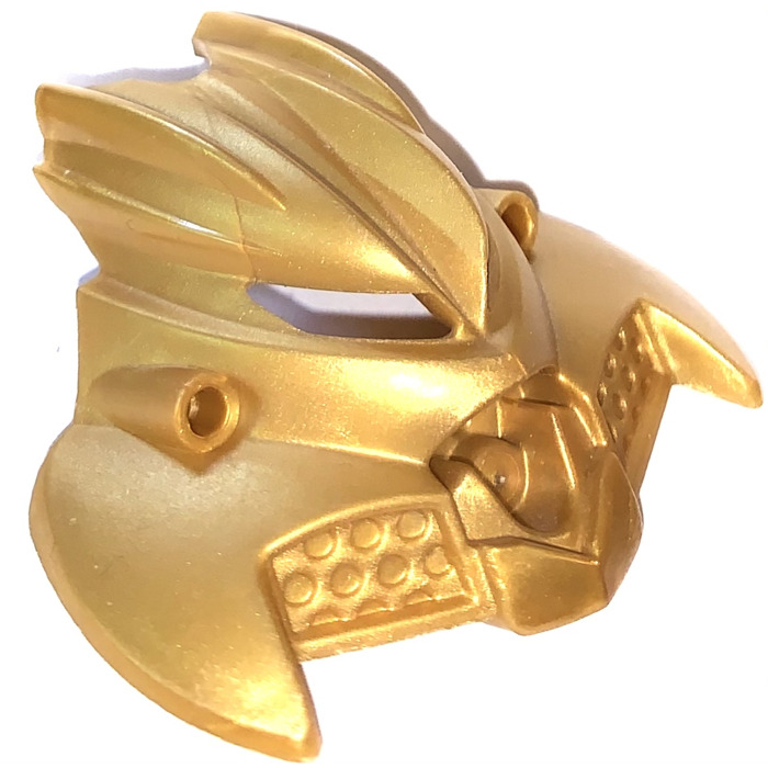 LEGO Pearl Gold Bionicle Olmak Mask (53583) | Brick Owl