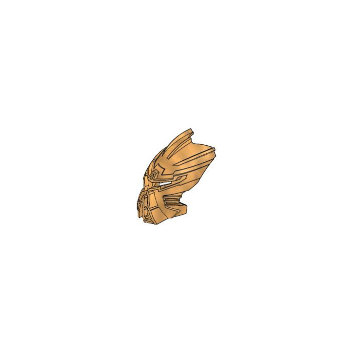 LEGO Pearl Gold Bionicle Toa Ignika Mask (60936) | Brick Owl