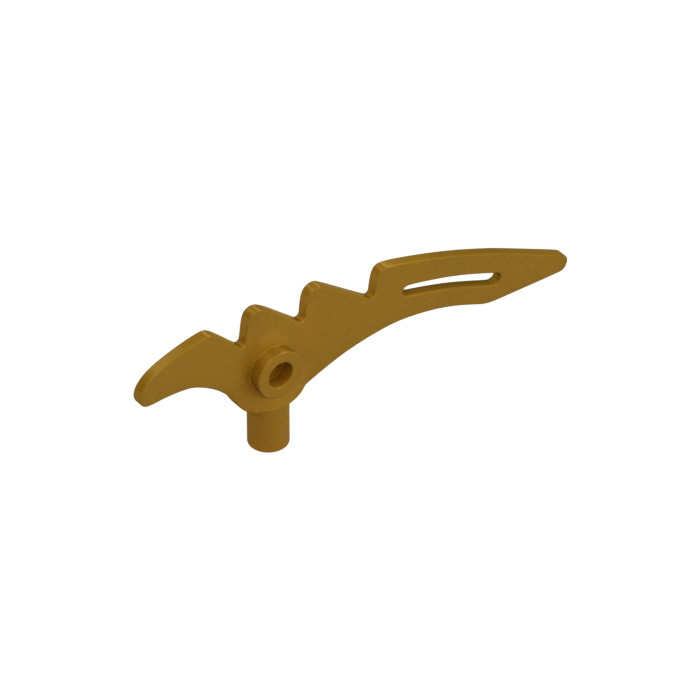 LEGO Crescent Blade with Serrated Edge and Bar (98141) | Brick Owl