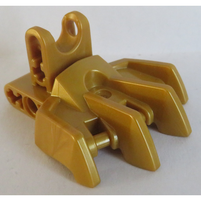LEGO Pearl Gold Foot with Ball Socket and 4 Claws (15367) | Brick Owl ...