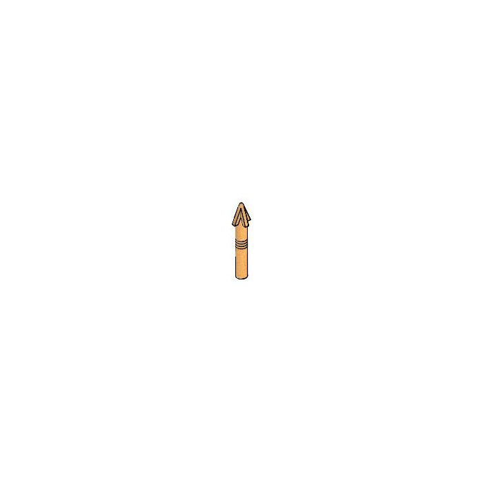 LEGO Pearl Gold Harpoon with Grooves on Shaft (18041 / 57467) | Brick ...